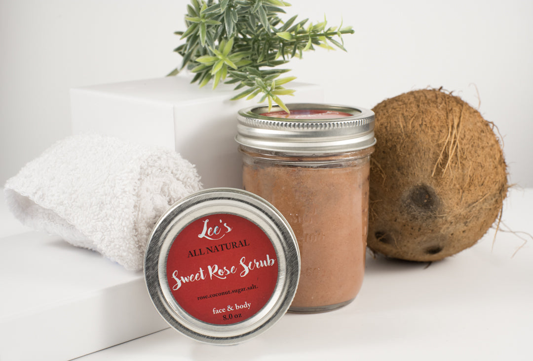 Sweet Rose Scrub – Lee's Sugar Wax Co.